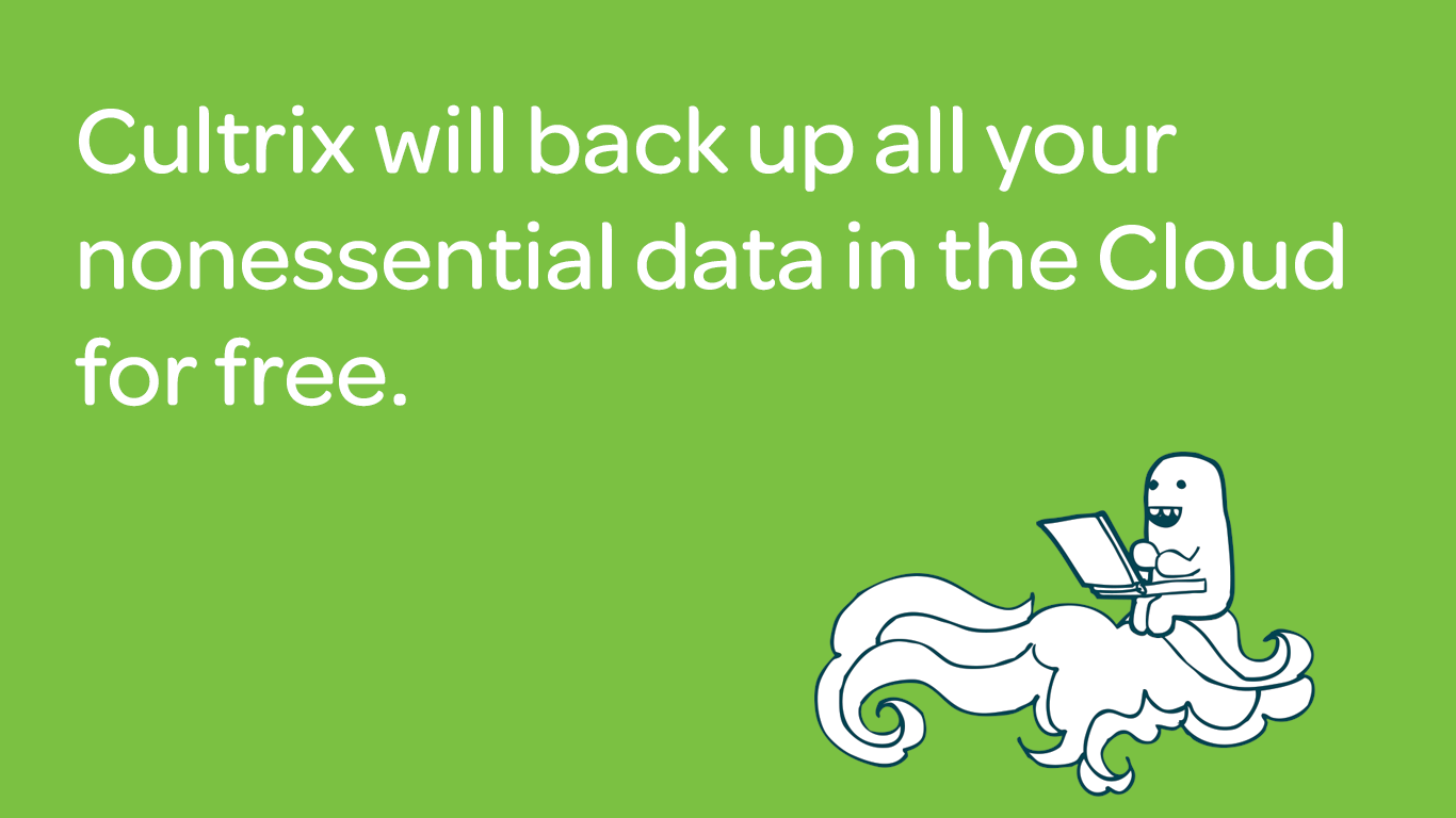 The importance of backing up